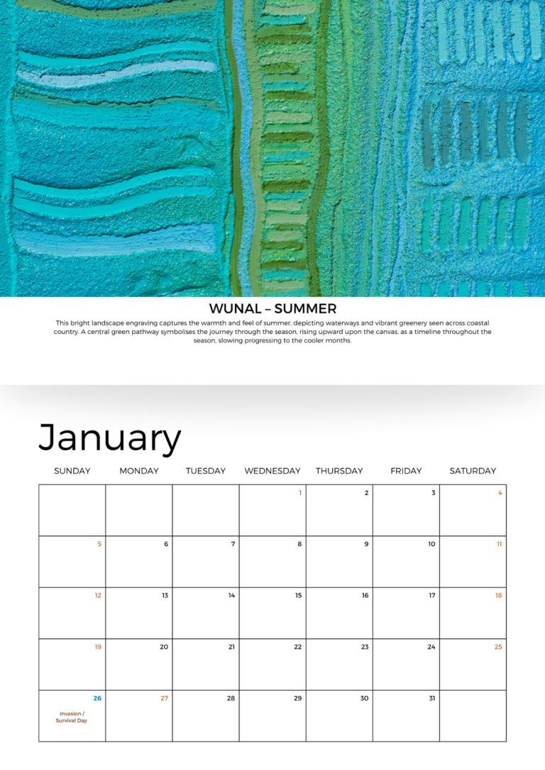 Indigenous Calendar: 2025 Calendar of Significant Indigenous Dates