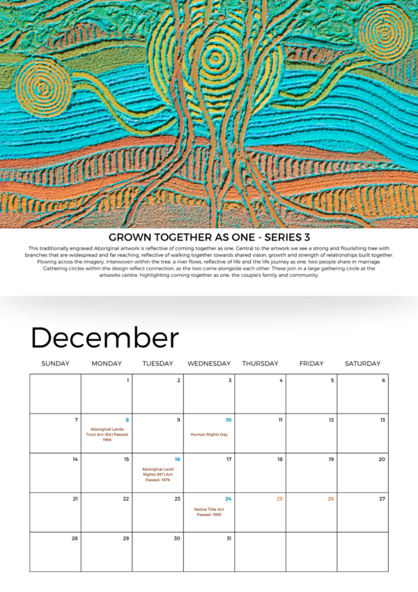 Indigenous Calendar: 2025 Calendar of Significant Indigenous Dates