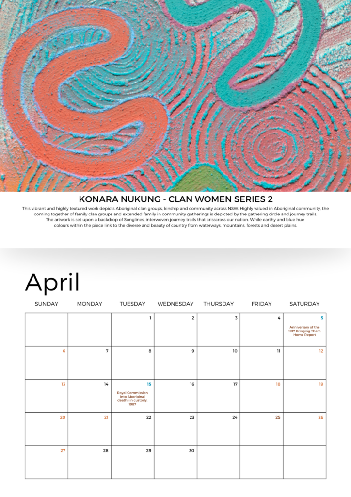 Indigenous Calendar: 2025 Calendar of Significant Indigenous Dates