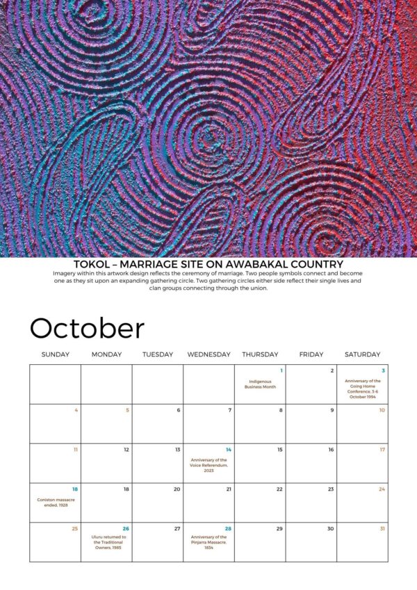 Indigenous Calendar: 2026 Calendar of Significant Indigenous Dates