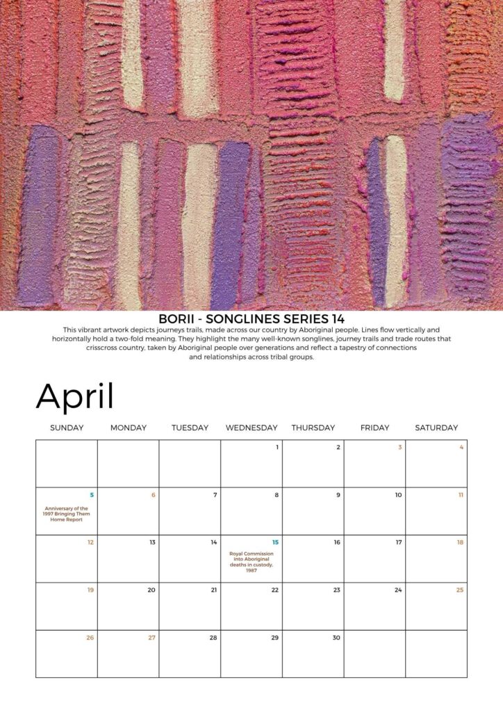 Indigenous Calendar: 2026 Calendar of Significant Indigenous Dates