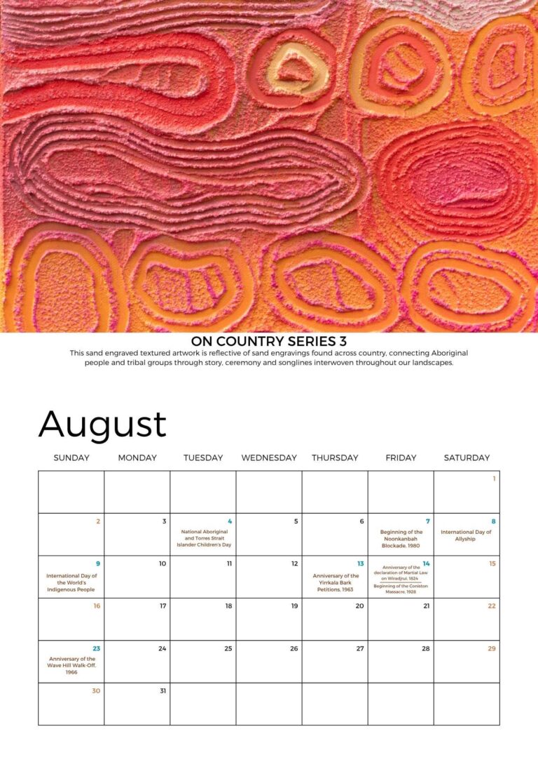 Indigenous Calendar: 2026 Calendar of Significant Indigenous Dates